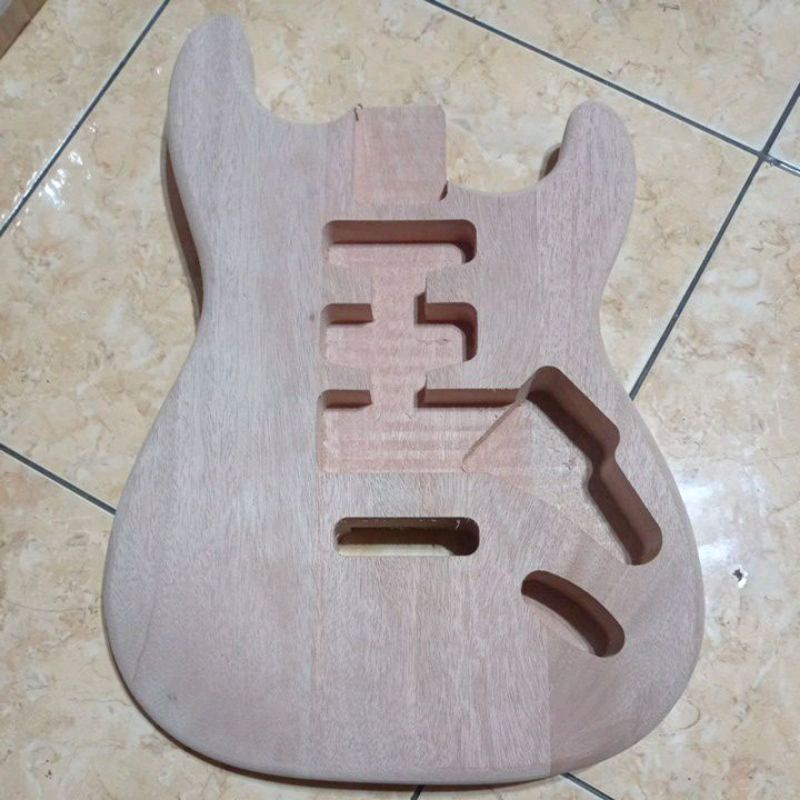 Stratocaster Unfinished CNC Printing Guitar Body | Shopee Malaysia