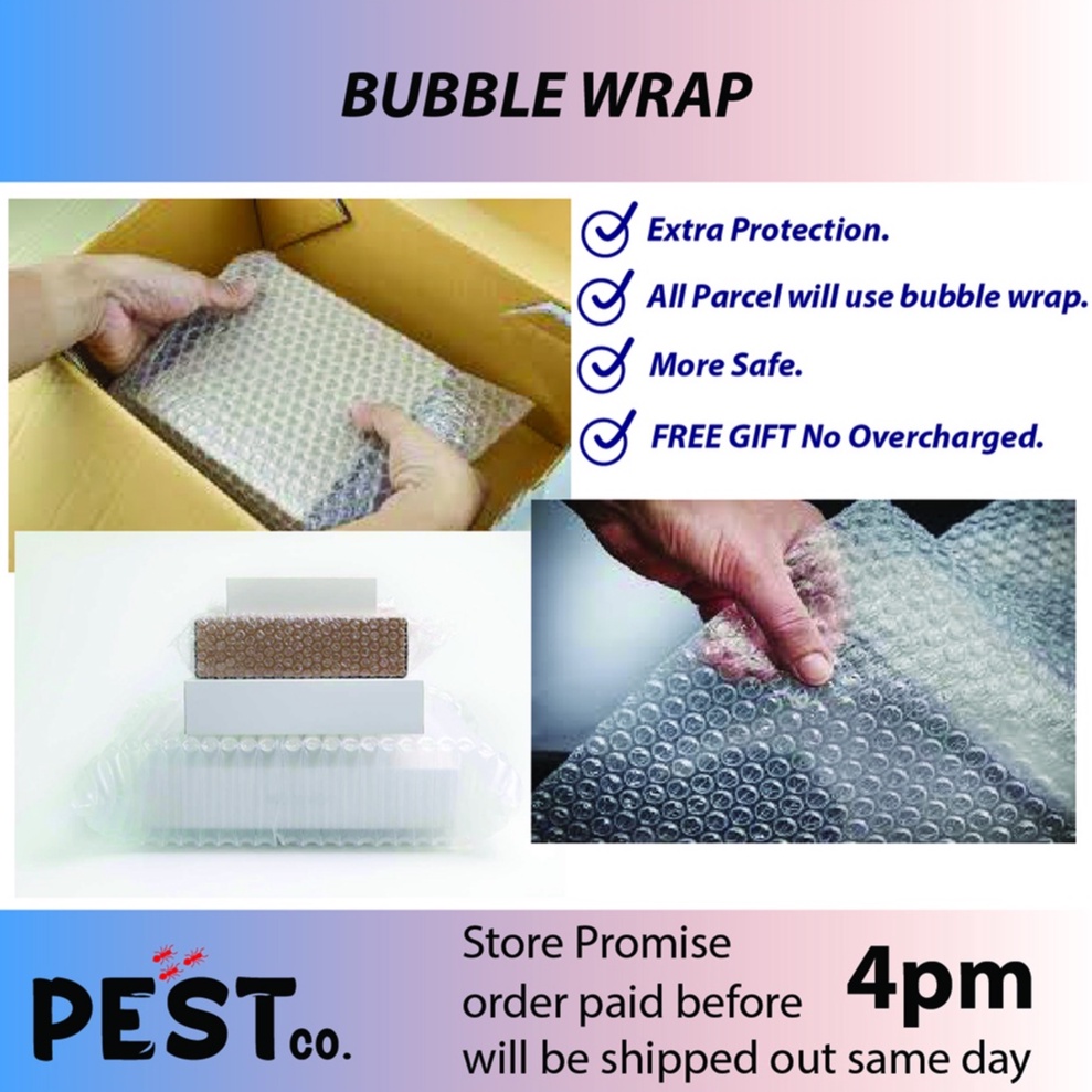 [Add-On Service] Bubble Wrap Extra Protection to Prevent Shipping ...