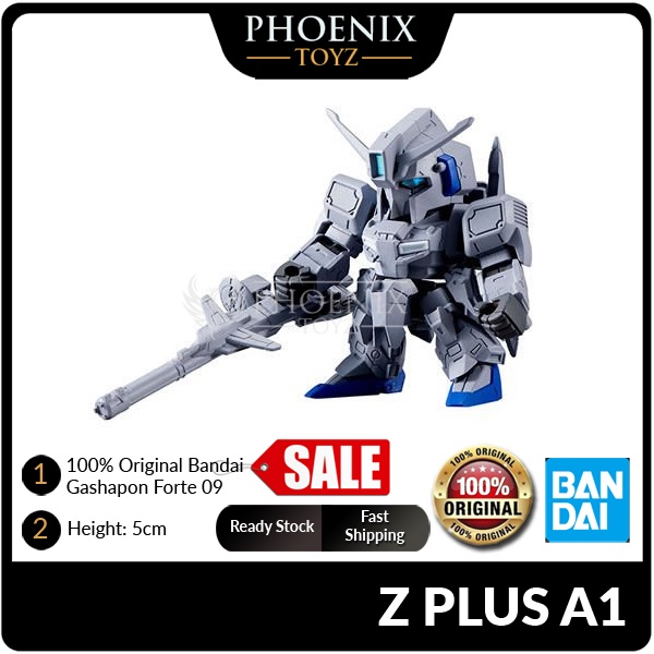 [PhoenixToyz] 100% ORIGINAL 5cm Height Bandai Gashapon Gundam Senshi Forte 09: Z Plus A1 [Brand ...