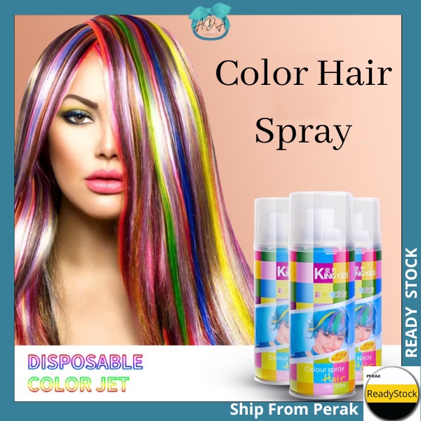 AIDA Hair Colour Spray Fashion Temporary Color Dye Coloring Unisex ...