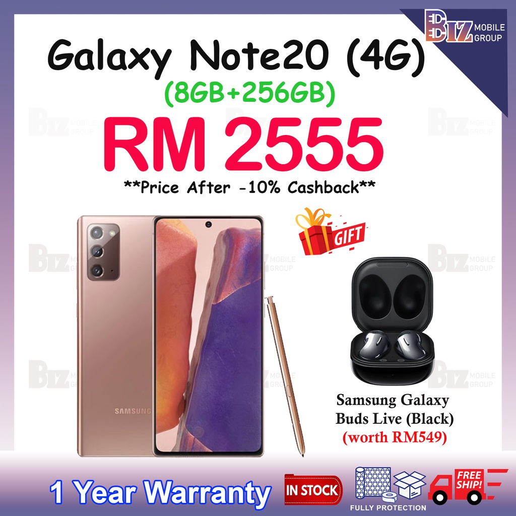 Samsung Galaxy Note 20 4G / Note 20 5G / Note 20 Ultra 5G Smartphone ...
