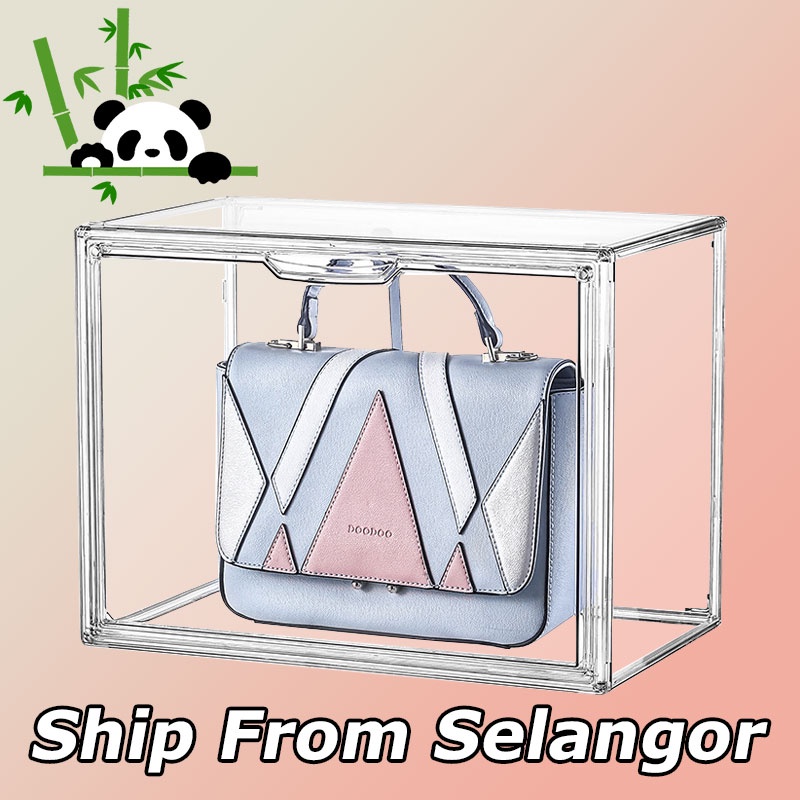 Transparent Storage Box Handbag Storage Box Transparent Magnetic Side ...