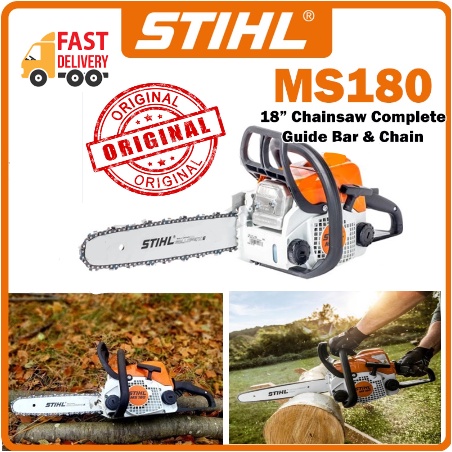 [Ready Stock] STIHL Chainsaw MS180 18" MS-180 Chain Saw Mesin potong pokok | Shopee Malaysia