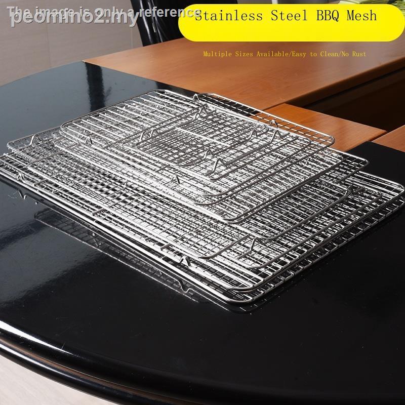 【ready stock】BBQ net Barbecue net grill stainless steel 304 grill grid ...
