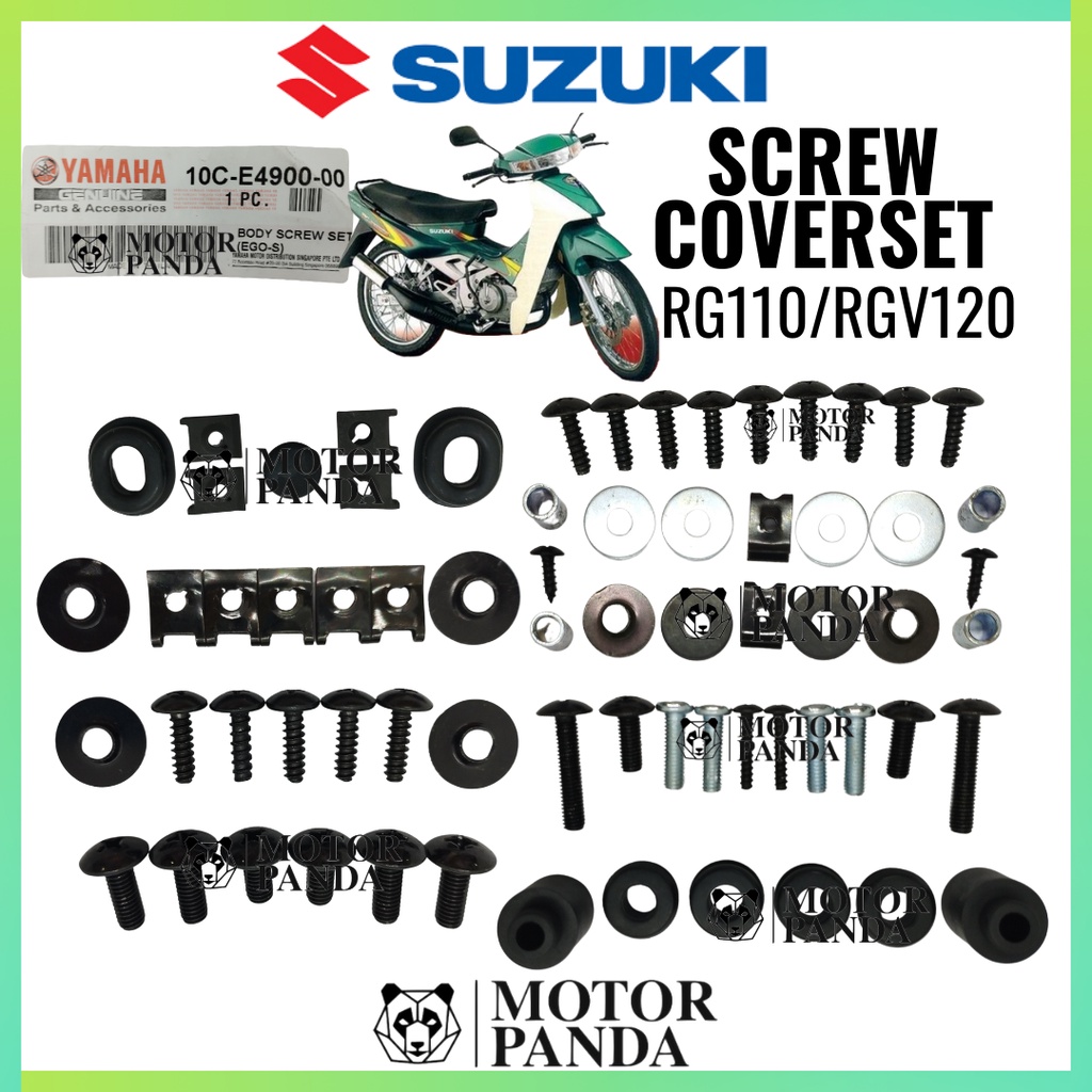 SUZUKI RG SPORT RG110 RG 110 RGV BODY COVER SCREW SKRU SKREW CAVER SET ...