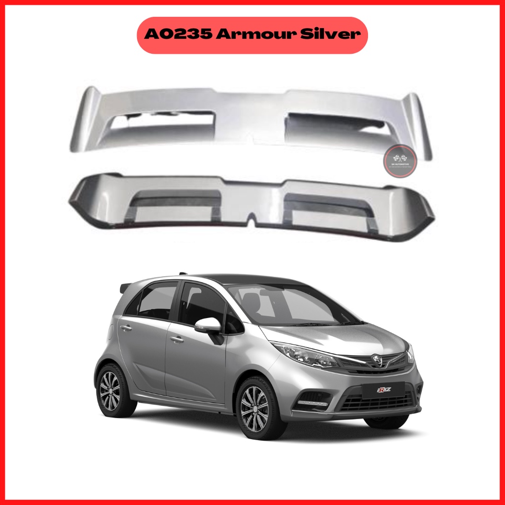 Proton Iriz 2014 ABS Rear Spoiler with Paint (100% Made in Malaysia ...