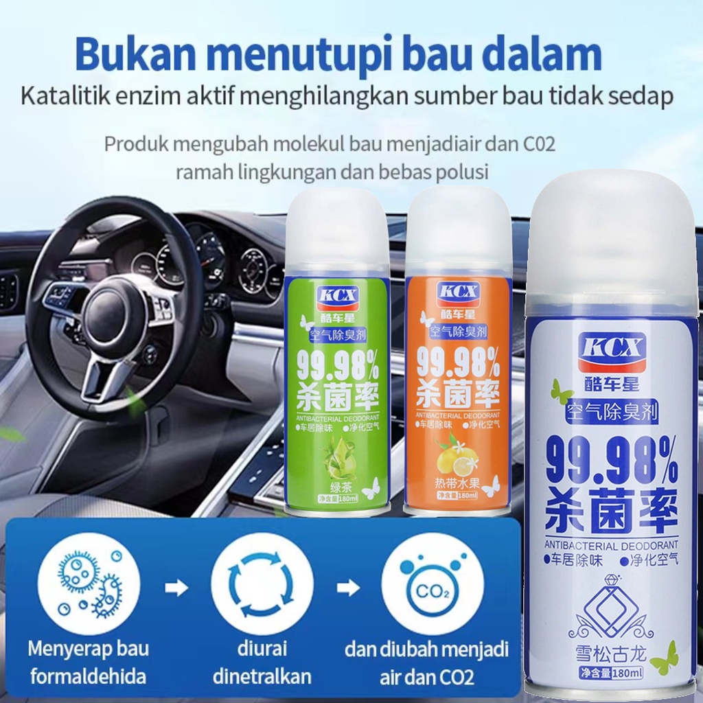 180ml Car Home Deodorant Air Freshener Refresher Spray Perfume ...