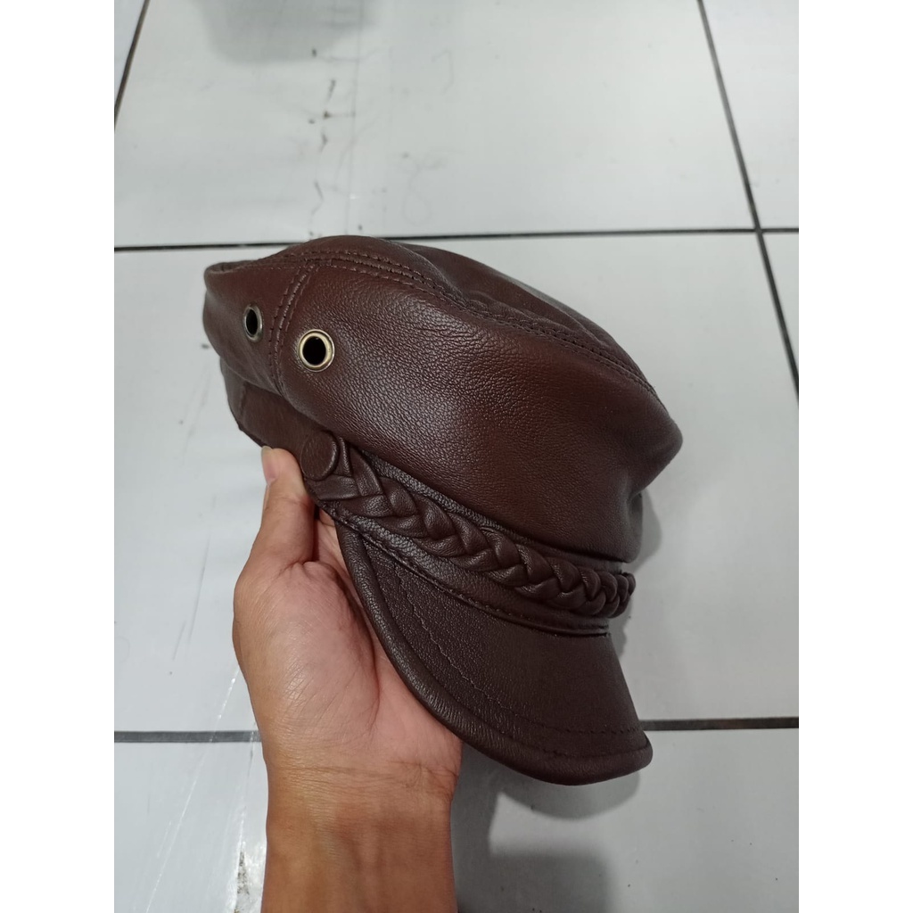 Adult Men's Leather Sailorman Hat | Ariel's Captain Captain's Hat ...