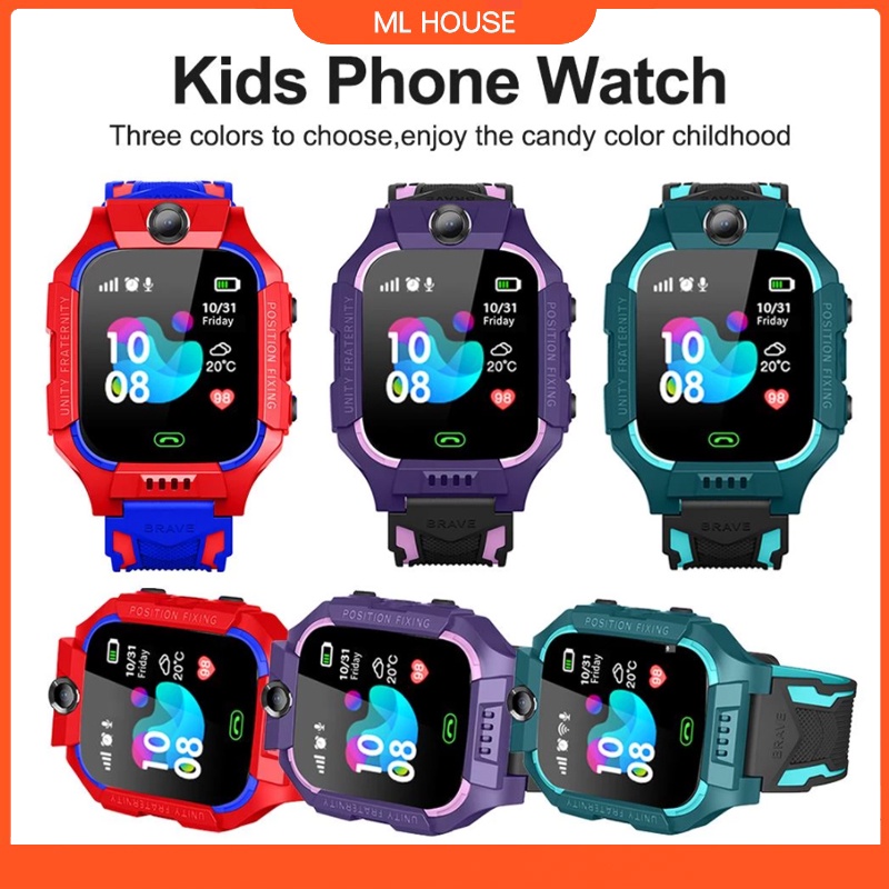 Q19B Kid Children Smart Watch IPX7 Waterproof Touch Screen Watch LBS ...