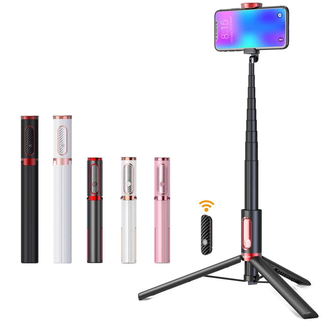 150cm/81cm Wireless Selfie Stick Tripod Phone Stand Holder Tripod for ...