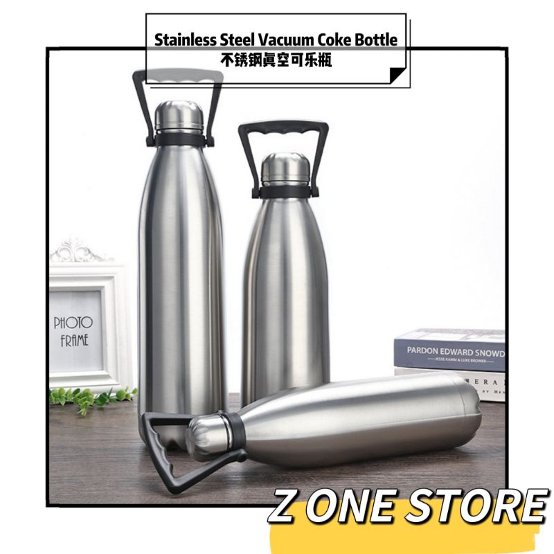 🦁 750ml/1000ml/1500ml/1800ml 304 Stainless Steel Vacuum Insulated Coke ...