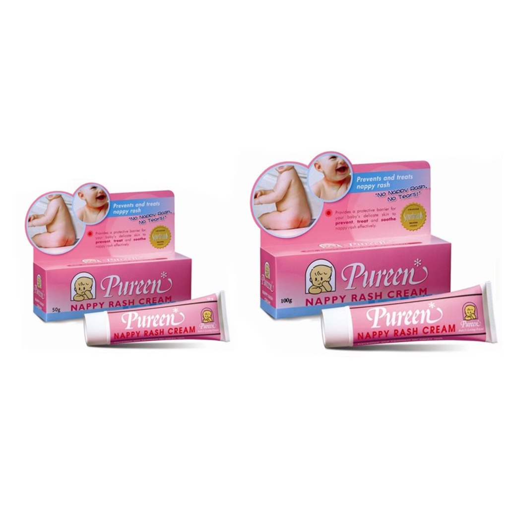 Pureen Nappy Rash Cream 50g/100g | Shopee Malaysia