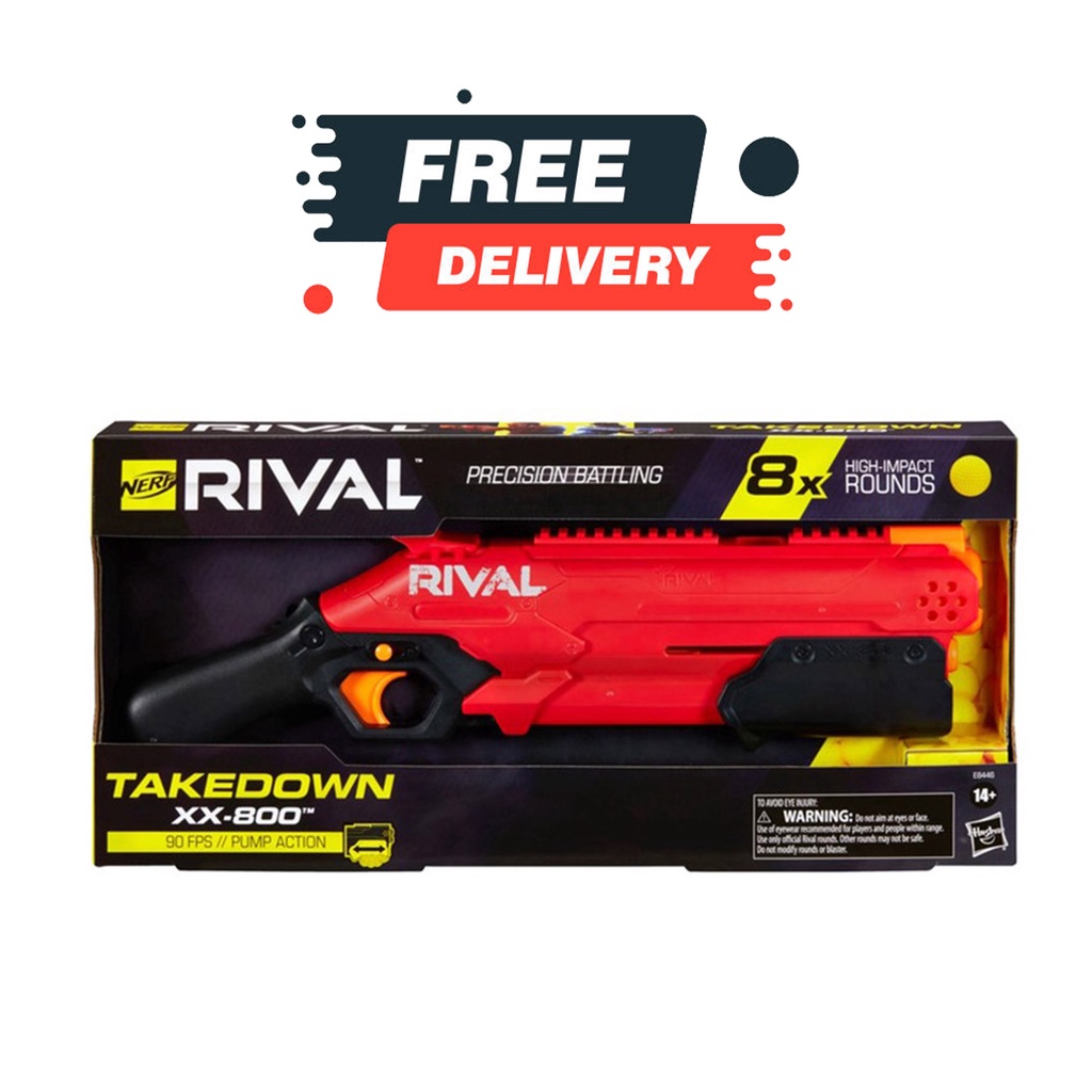 Original Nerf Rival Takedown XX-800 Blaster | Shopee Malaysia