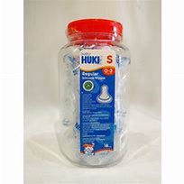 Huki NIPPLE Pacifier SILICONE Regular Jar/SILICONE NIPPLE Pacifier (S/M ...