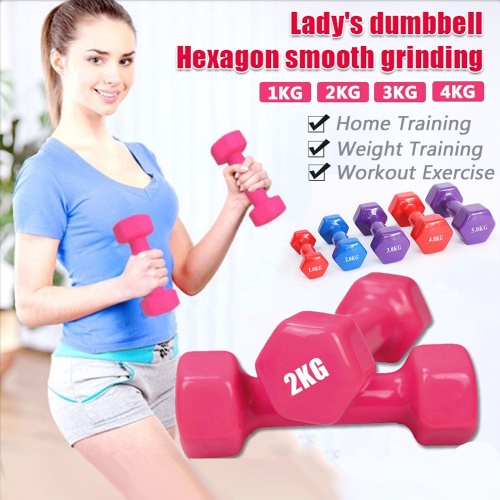 Mini Dumbell/Vinyl Ladies Hexagon Dumbbell Dumbbell Neoprene Dumbbell ...