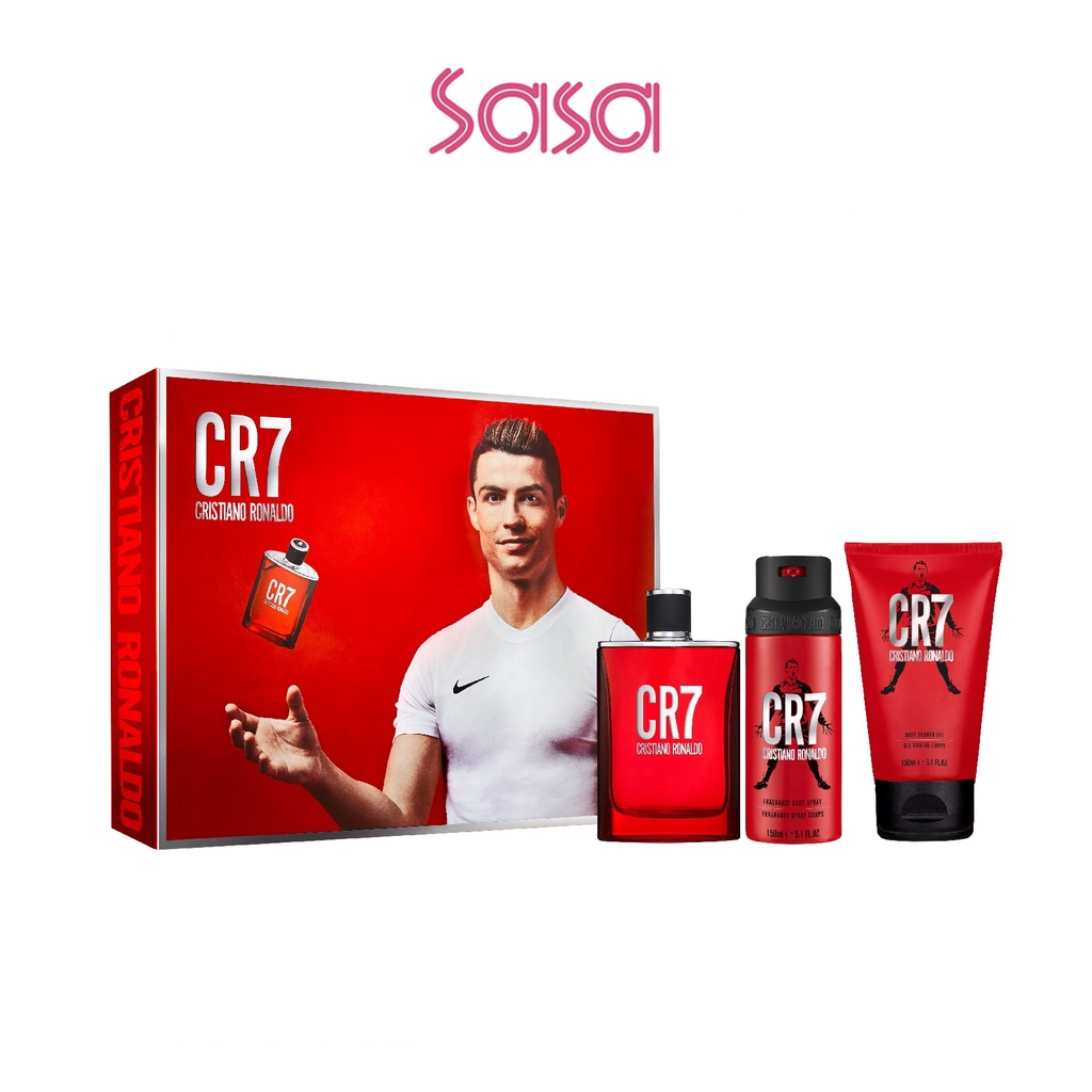 Cristiano Ronaldo CR7 Giftset - EDT (100ml) + Shower Gel (150ml) + Body ...