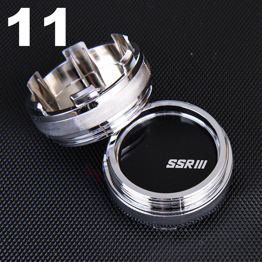 4PCS Sport Rim Cap 56MM Clip Diameter Wheel Center Hub Cap SSR Racing ...