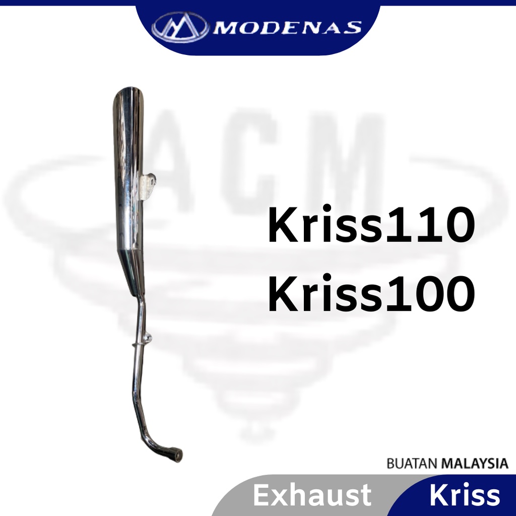 MODENAS Kriss 1 / Kriss 2 / Kriss FL / Kriss 110 100 Kriss110 Kriss100 Ekzos Exhaust Motorcycle ...