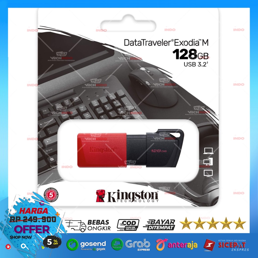 128gb Kingston USB 3.2 DataTraveler Exodia DTX-M!! | Shopee Malaysia