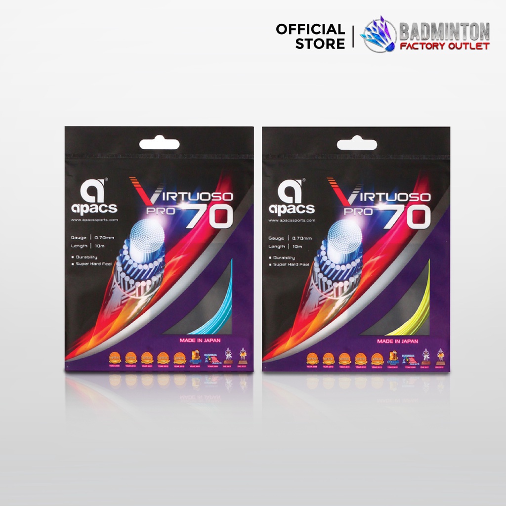 APACS Original Badminton String - Virtuoso Pro 70 (Made In Japan ...