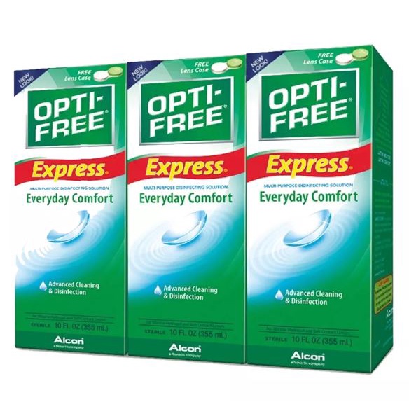 Opti Free Express Multi Purpose Contact Lens Solution 3 x 355ml (Exp ...