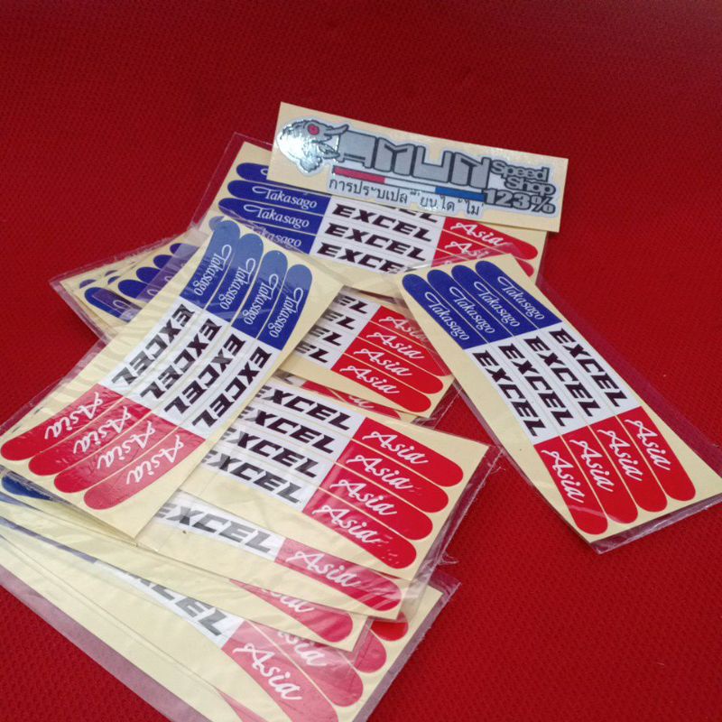 Takasago EXCEL ASIA THAILAND Rim STICKER THAILAND TAKASAGO EXCEL ...