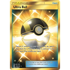 Ultra Ball / Secret Rare / 161/149 / English SM Base Set (Pokemon TCG ...