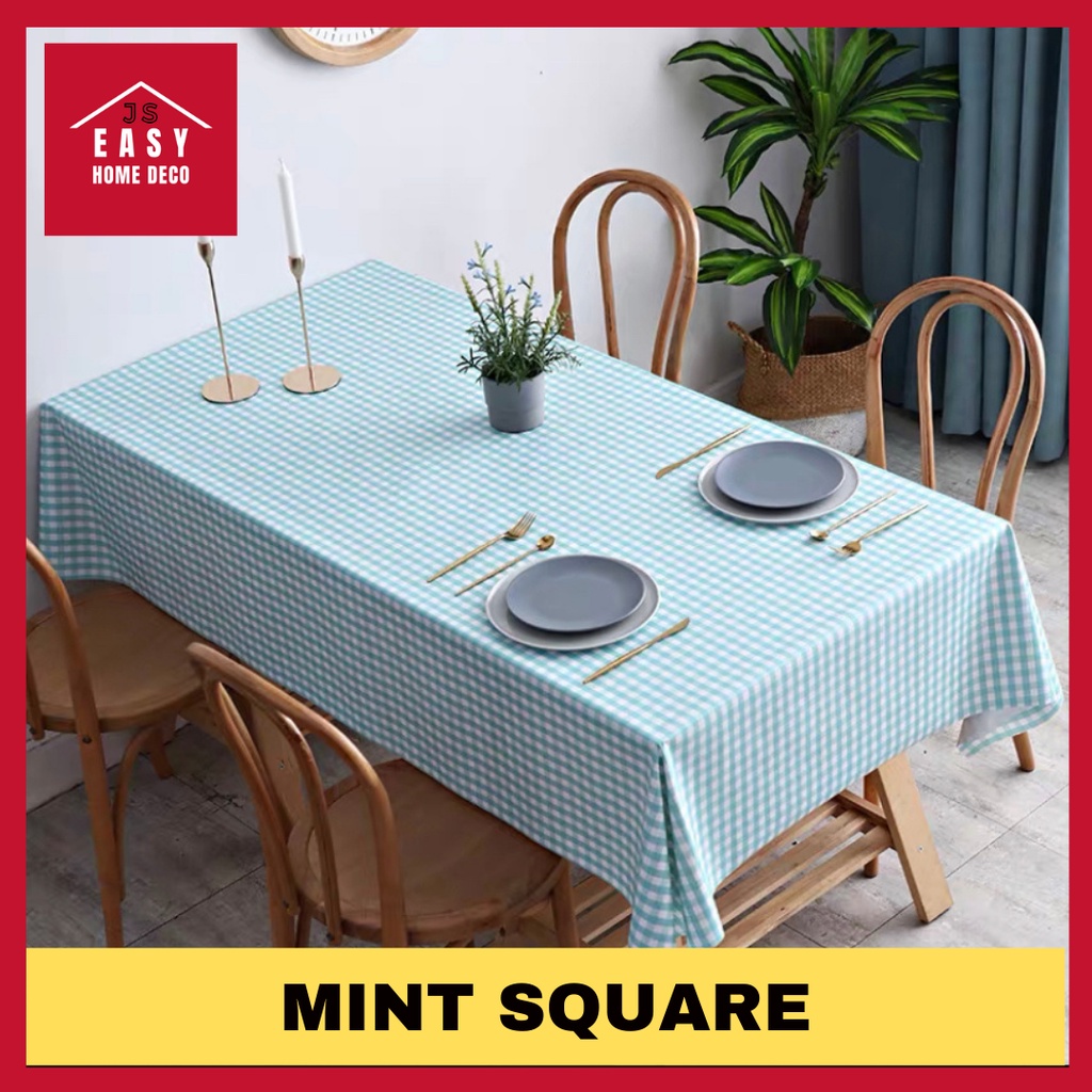 Table Cloth Dining Table Cover PVC Kitchen Picnic Mat Nordic Decoration ...