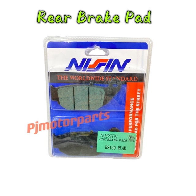 (Rear) RS150/RSX150/BENELLI RFS 150/RFS150/RS RSX 150 - Disc Pad Disc ...