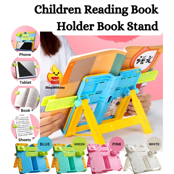 【ShopWithJoy】Book Shelf Reading Rack Desktop Decorate Children Book ...