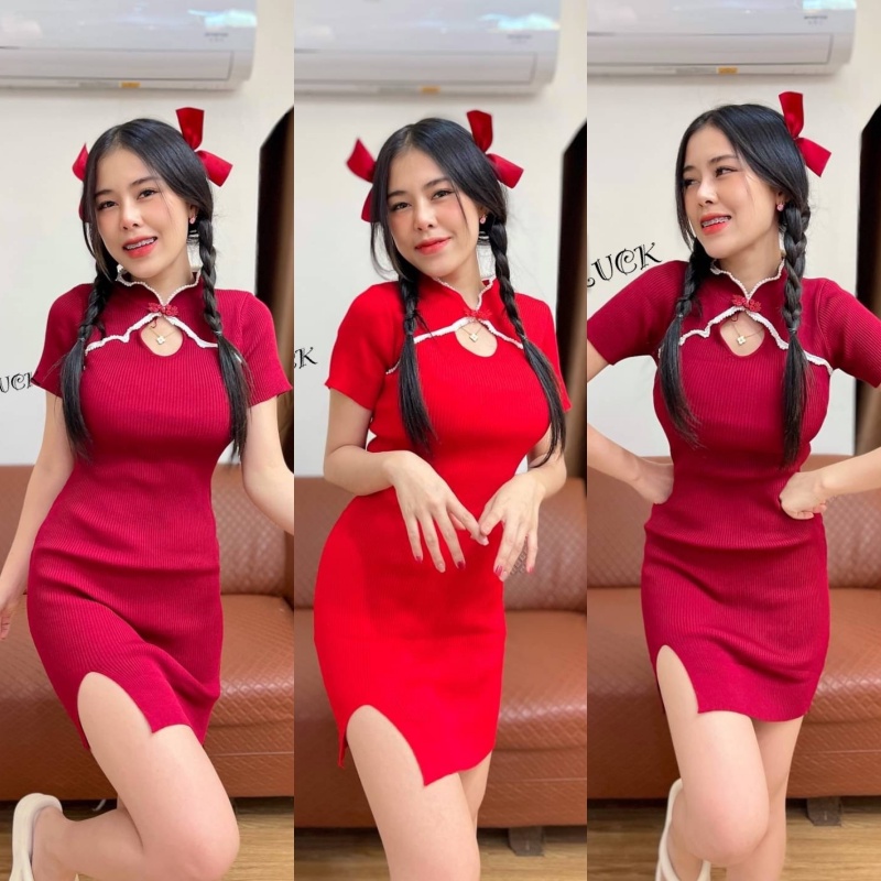 SpinnyHouse Open Chest Dress Stretch Fabric Not Thick Thin Comfortable ...