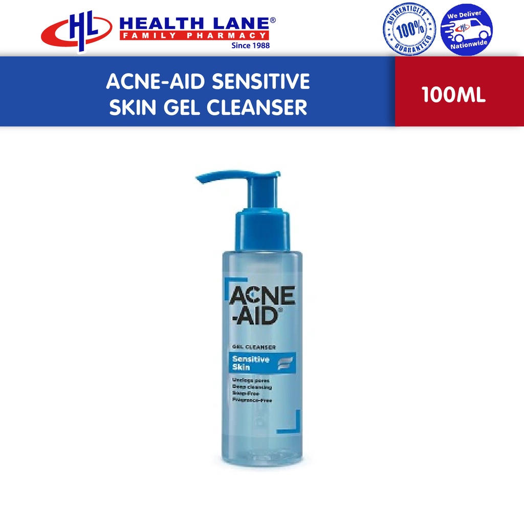 Acne-Aid Gel Cleanser For Sensitive Skin (100ml) | Shopee Malaysia
