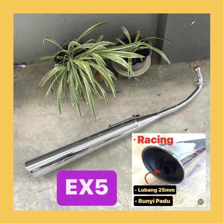 Honda EX5 STD Racing Exhaust Pipe Honda 25mm Standard Ekzos EXZOS ...