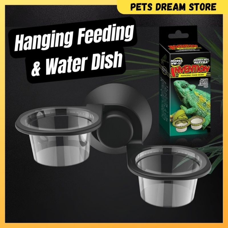 Reptile Hanging feeding dish & water dish arboreal reptile water bowl ...