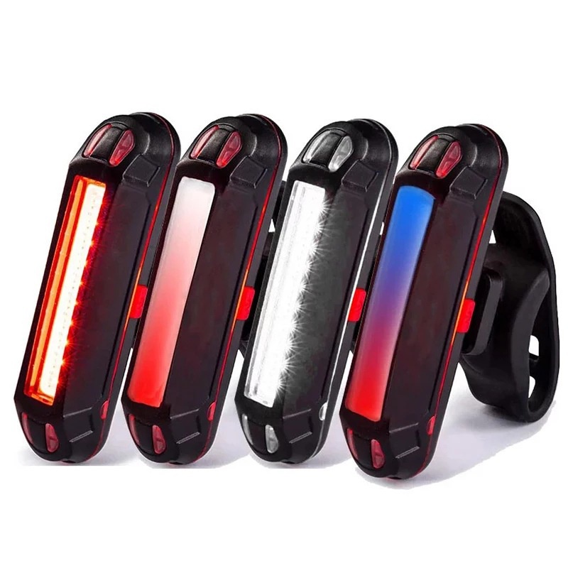 Bicycle Tail Light, USB Rechargeable Bicycle Safety LED Light, Super ...