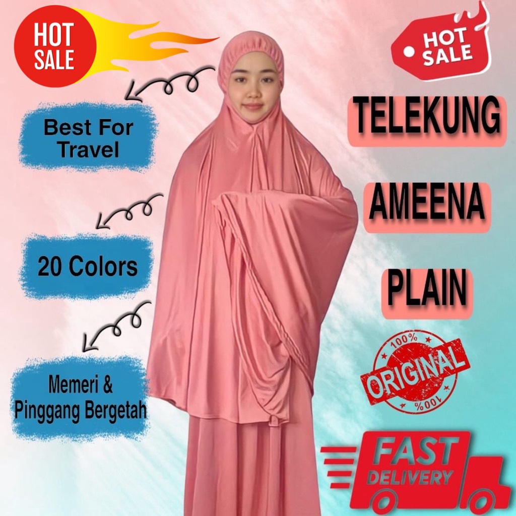 Telekung Dewasa Ameena Kain Sembahyang Dewasa Telekung Murah Travel ...