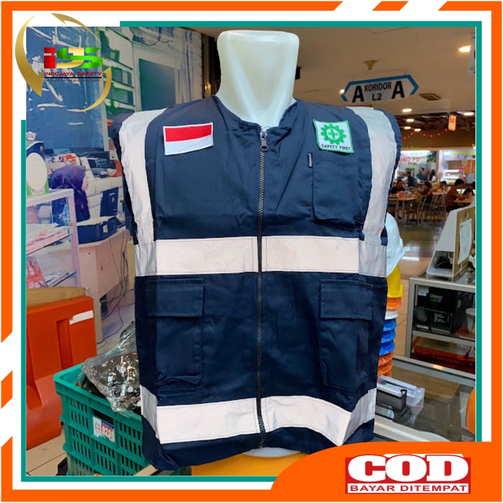 Drill Material Work Safety Vest / Project Safety Vest / K3 Safety Vest ...