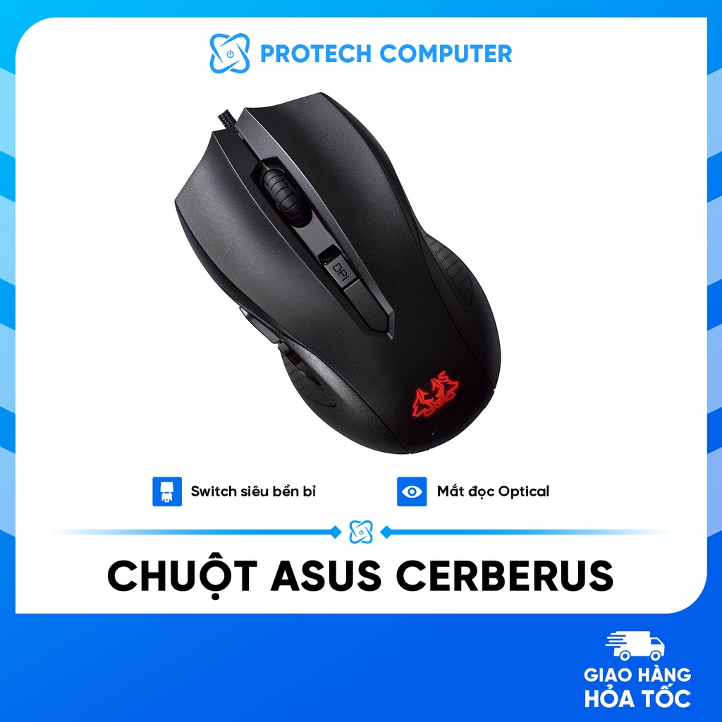 Asus Cerberus Gaming Mouse In Black Eyes Optical Reading - Cheap Gaming ...
