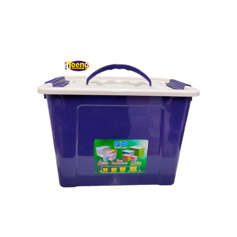 Box CONTAINER ALPHA 15 LT DELUXE KP / STORAGE BOX / KOTAK BOX | Shopee ...