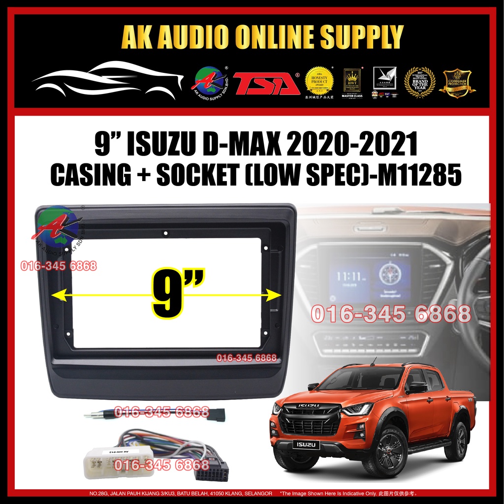 Isuzu D-Max DMax 2020 - 2023 ( Low Spec ) Android Player 9" inch Casing ...