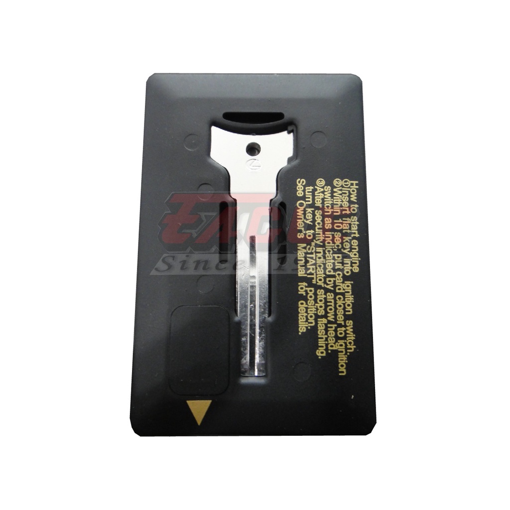 Lexus RX350 Toyota Harrier Emergency Key Card 4D TOY48 | Shopee Malaysia