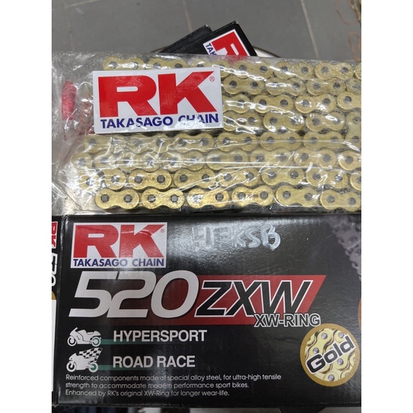 RK ZXW Full Gold chain 520-120L | Shopee Malaysia