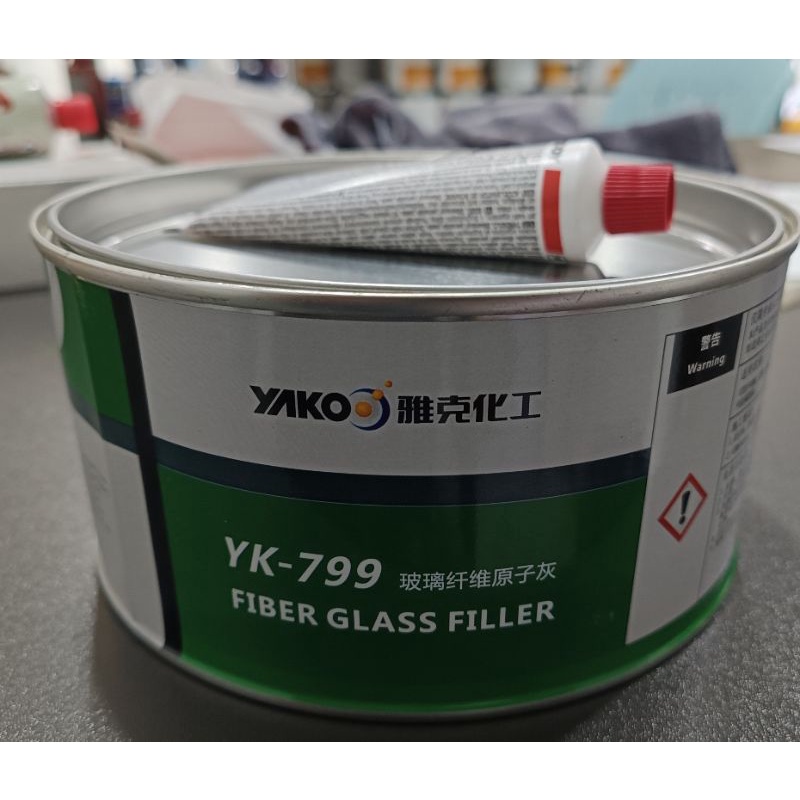 Yakoo799 fiber glass filler 1.5KG/fiberglass/fiber putty/simen fiber ...
