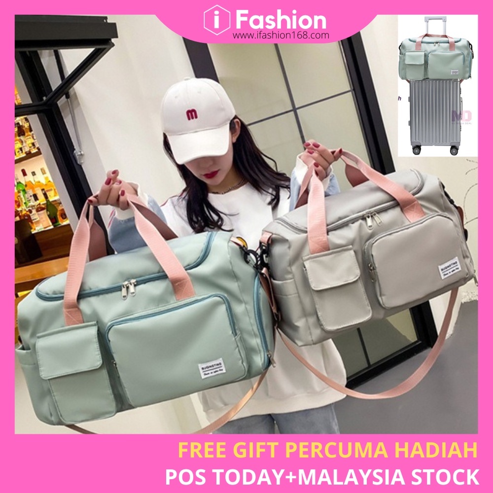 iFASHION 1484 Travel Duffle Luggage Duffel Waterproof Sport Yoga Gym ...