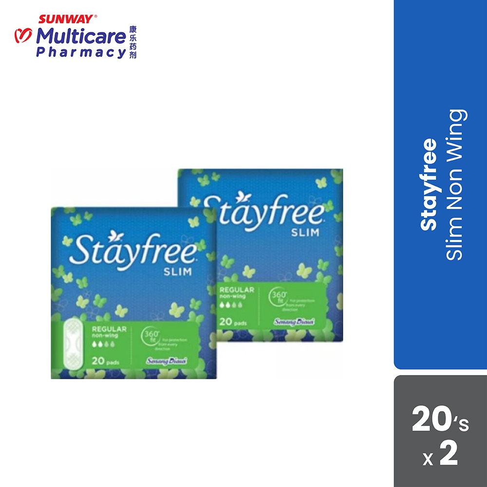 Stayfree Slim Non Wing (2X20's) | Shopee Malaysia