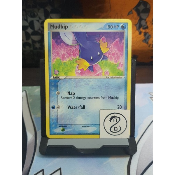 Pokemon TCG : Mudkip 58/100 // Ex Crystal Guardians | Shopee Malaysia