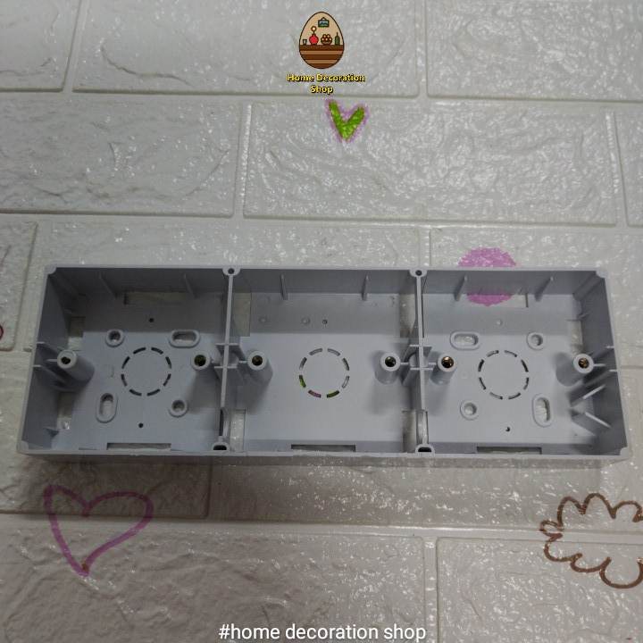 home wall cover base pvc box for switch socket / plug socket boxes nut ...