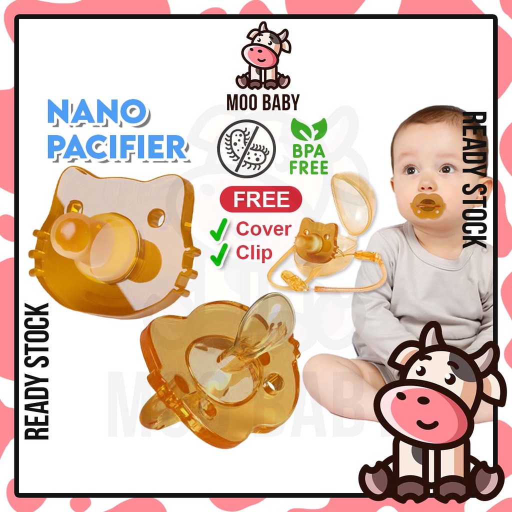 Moo Baby Baby Puting Anti Jongang Pacifier Nano Newborn Pacifier ...
