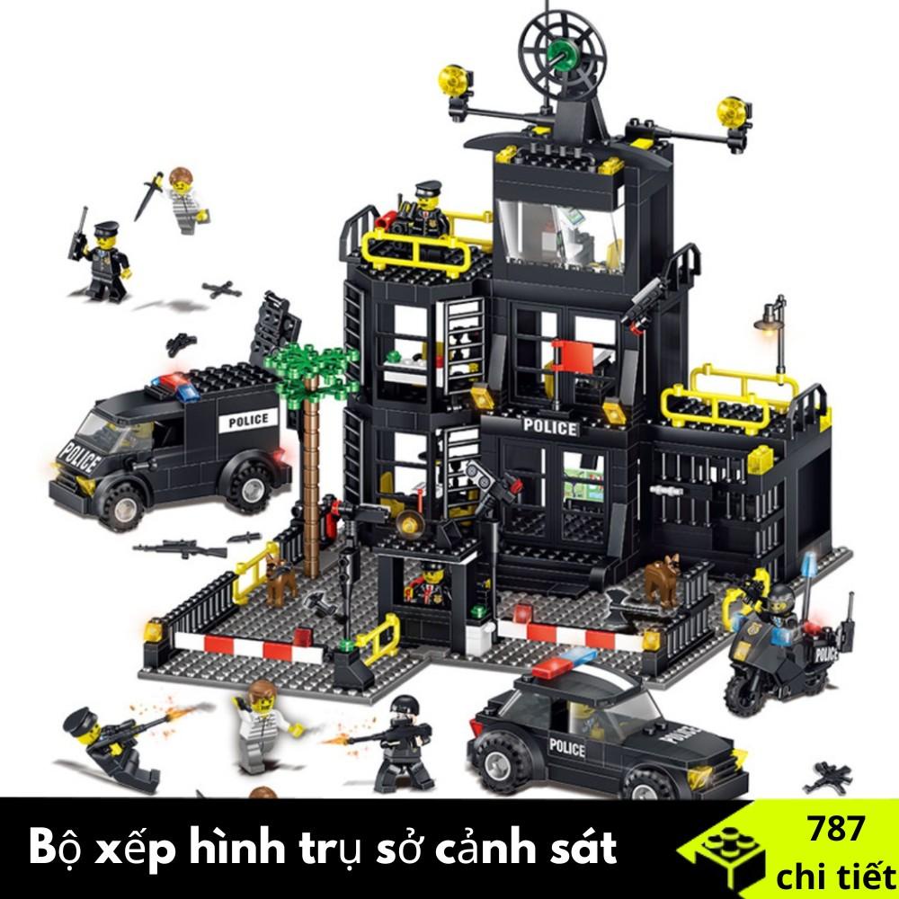 [787 Details] Puzzle CITY Swat Police Headquarters, Super Cheap Swat ...