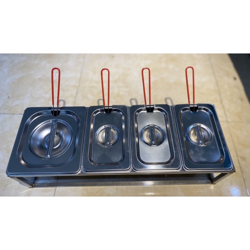 Food safe stainless steel topping tray set | Shopee Malaysia